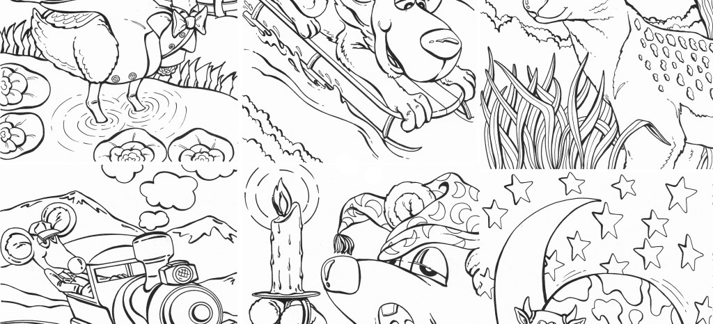 MORE COLORING BOOK ART – Dave Writes and Draws
