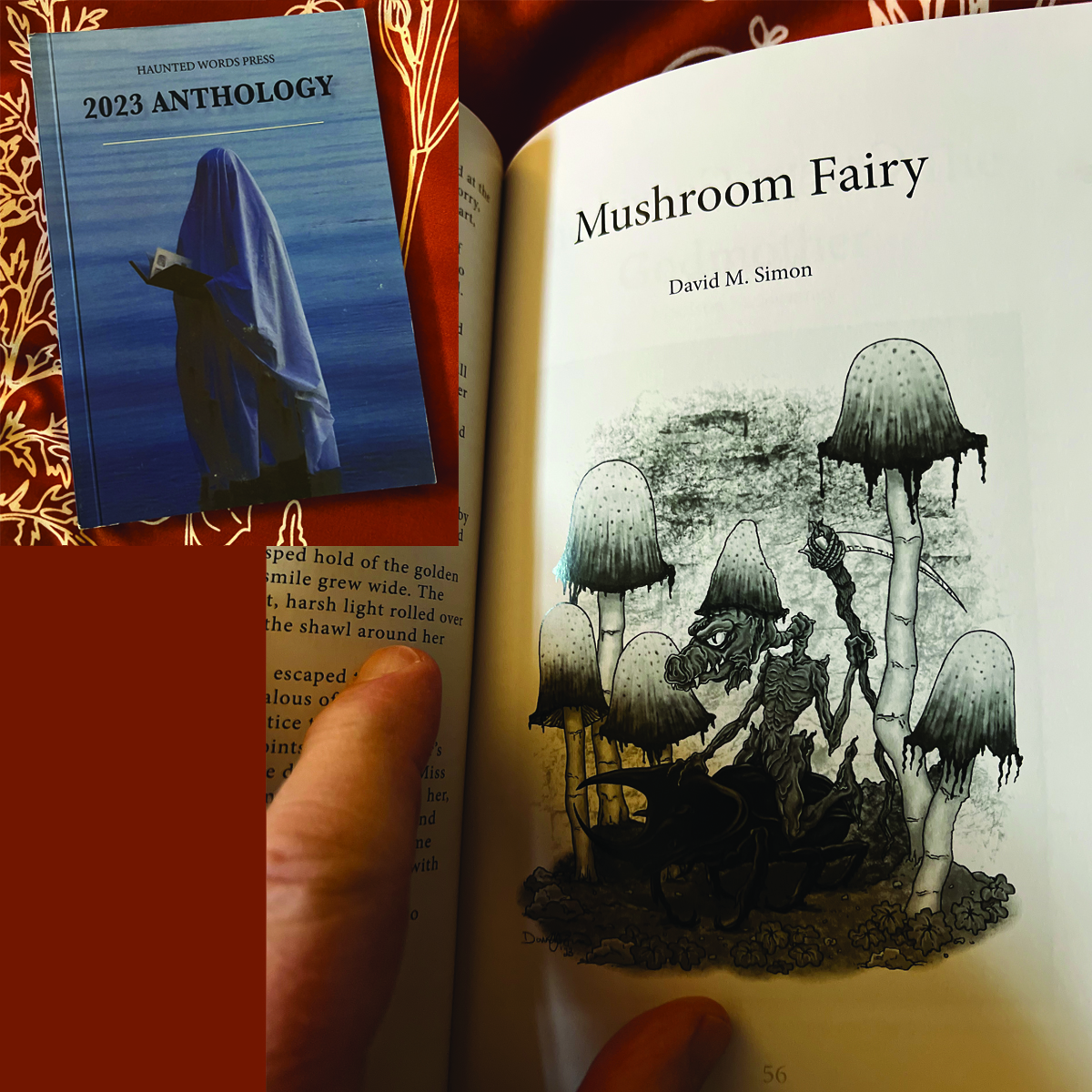 HAUNTED WORDS PRESS 2023 ANTHOLOGY: MUSHROOM FAIRY DRAWING – Dave ...