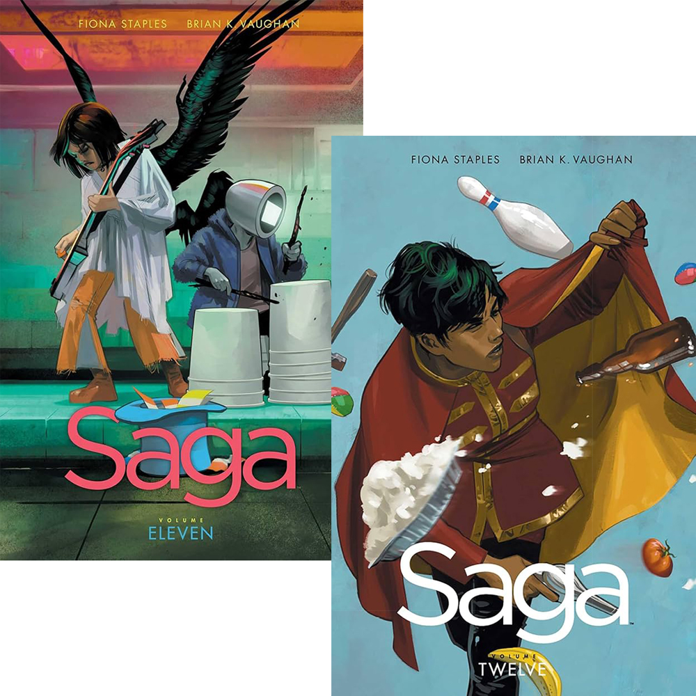 GRAPHIC NOVEL REVIEW: SAGA, VOLUMES 11 & 12, WORDS BY BRIAN K. VAUGHAN ...